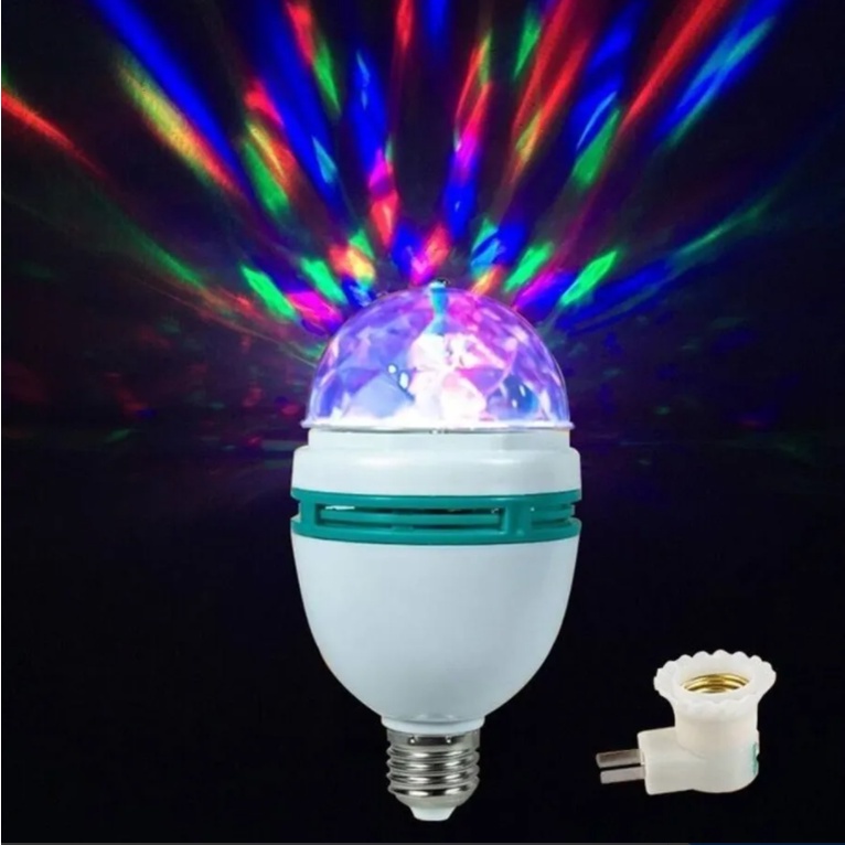 Ilumine suas Festas com a Lâmpada LED Giratória Colorida em Oferta ...