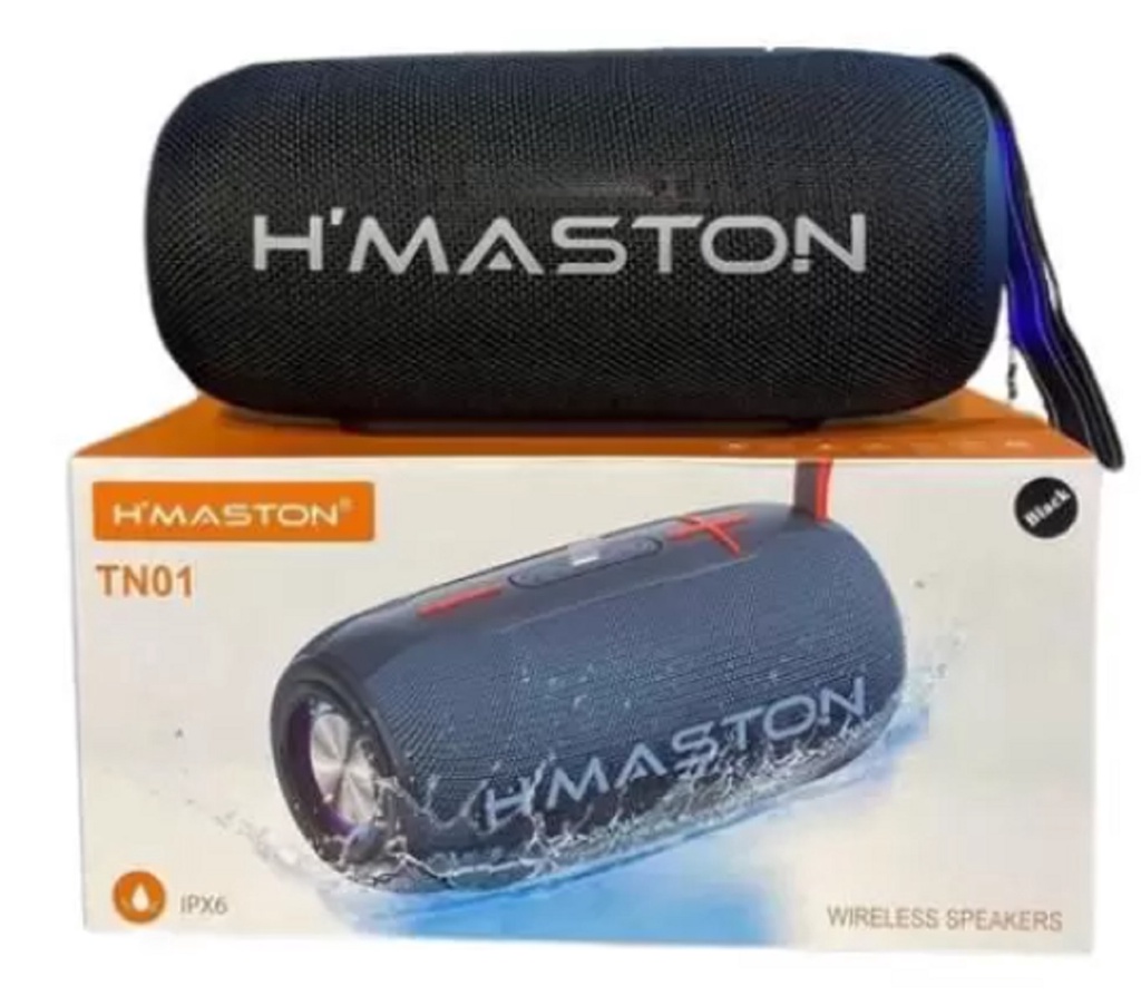 Caixa de Som HMASTON Bluetooth Potente e Portátil | Shopee Brasil