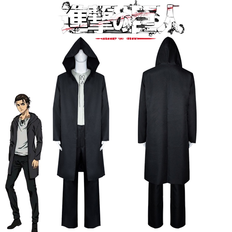 Anime Attack on Titan Season 4 Eren Jaeger Cosplay Traje De Fantasia ...