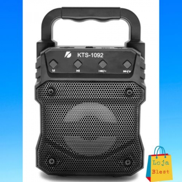 CAIXA DE SOM 5W FLEX KTS-1092 | Shopee Brasil