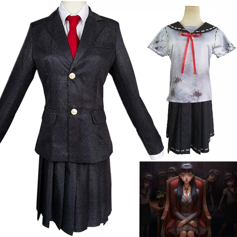 V Kawakami Identidade Tomie Cosplay Costume School JK Uniforme Fato ...
