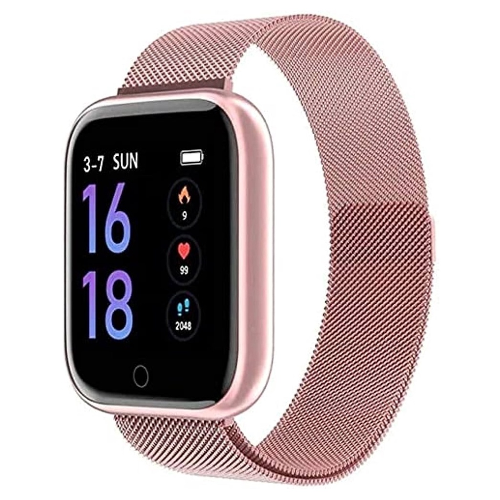 Smartwatch Inteligente Relógio P70 2 Pulseira Aço Extra ROSA fique ...