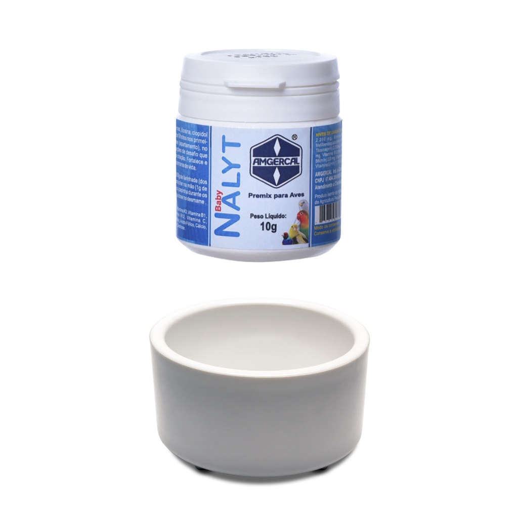Nalyt Baby Amgercal Suplemento para Filhotes Pássaros (10g) | Shopee Brasil