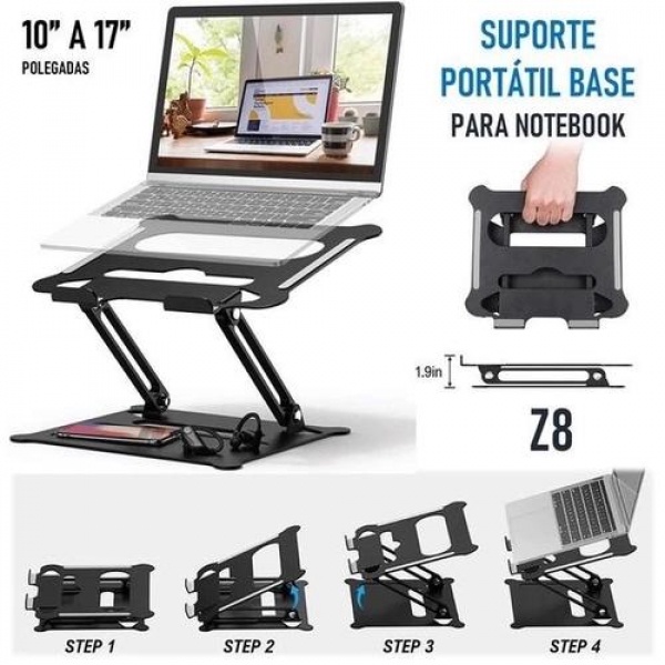Base Articulável - Suporte Portátil Para Notebook | Shopee Brasil