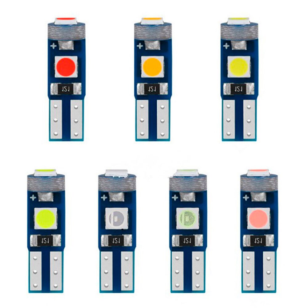 10 Peças T5 W3W , W1 , 2W , 3030 Painel De Lâmpada LED Para Carro , Luz ...