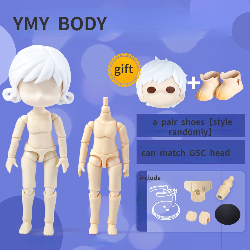 YMY Slender Versão Body ufdoll Tamanho BJD OB11 Pernas Estendidas GSC Nendoroid Junta Móvel ...
