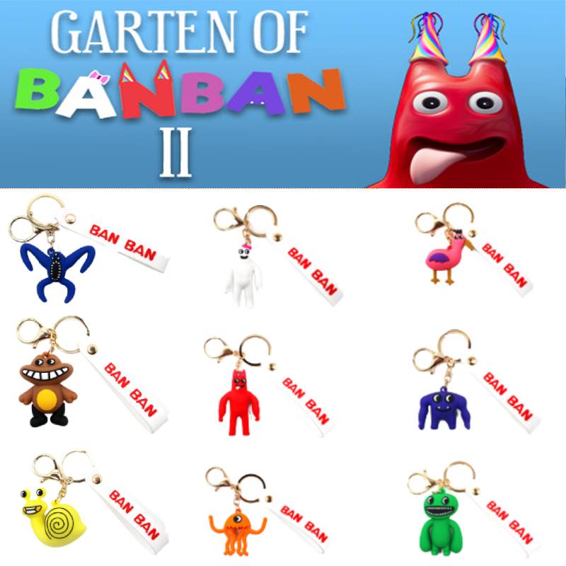Garten of Banban Sheriff Keychain Figura Pingente De Saco De Brinquedo ...