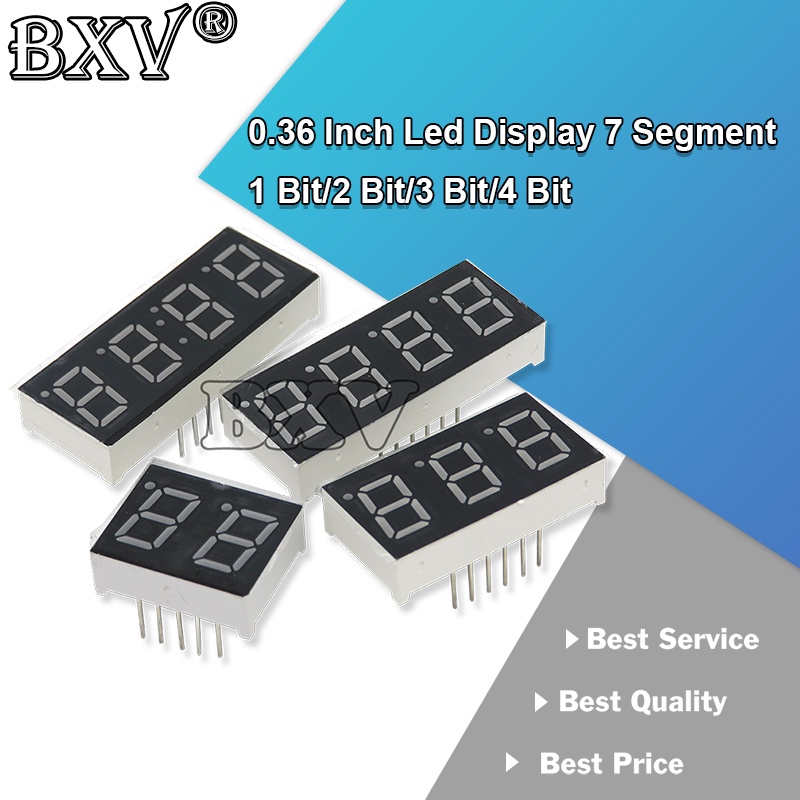 Novo Display LED De 0,36 Polegadas 7 Segmento 1 Bit/2/3/4 Tubo De ...