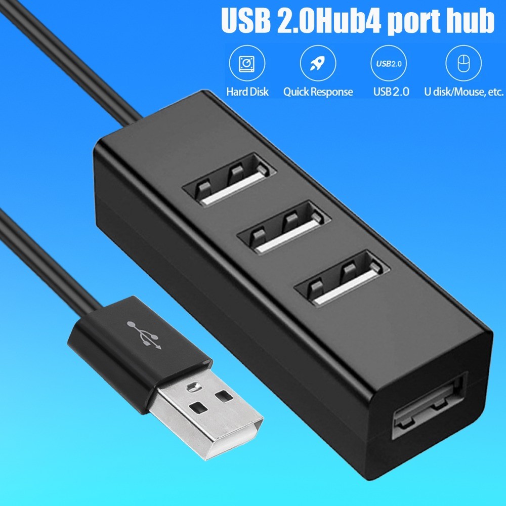 Divisor De Hub Multi USB Portátil , 4 Portas , Alta Velocidade , 2.0 ...