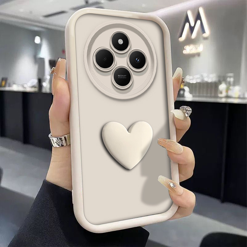 Para Redmi 14C 13C 13R 14R 13 12 10 Prime 2022 Capa A3 A4 A2 A1 Plus A3 Pro DIY 3D Love Heart ...