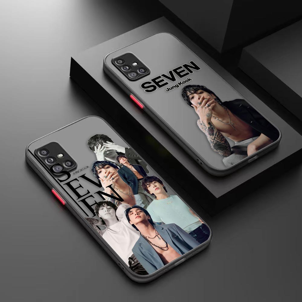 Jungkook Jeon Seven Gold Matte Capa De Telefone À Prova De Choque Para SAMSUNG Galaxy A750 A81 ...