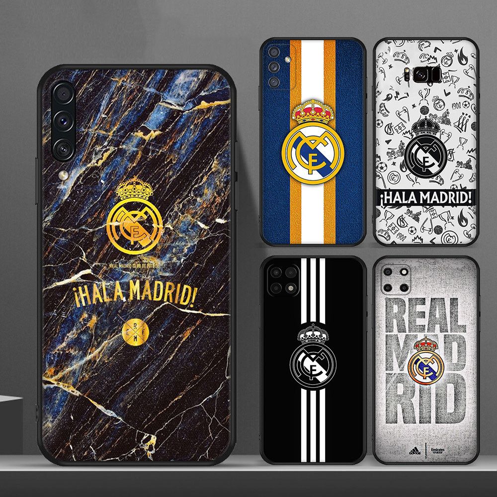 Capa De Telefone Real Madrid Silicone Samsung A06 A16 A35 A55 M15 M35 ...