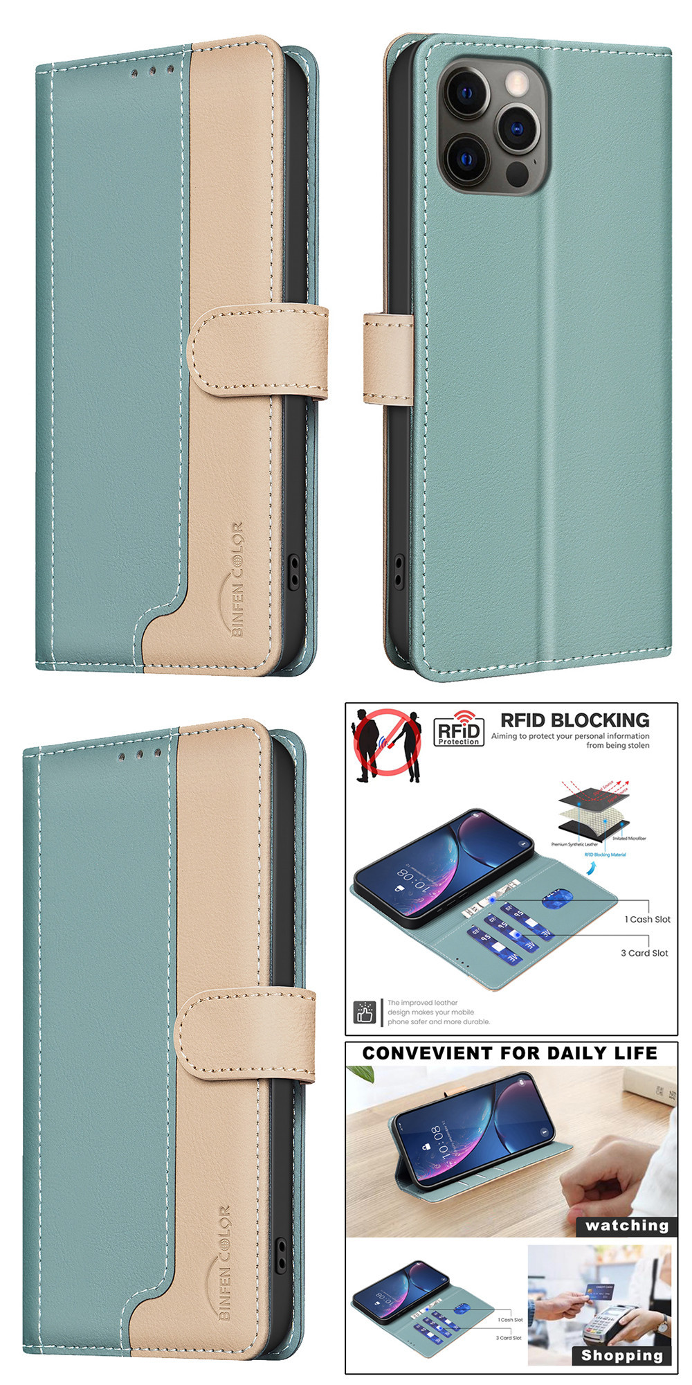 Capa Flip Para Xiaomi 15 14T POCO X7 X6 X5 F6 M7 M6 Pro 4G C75 C65 ...