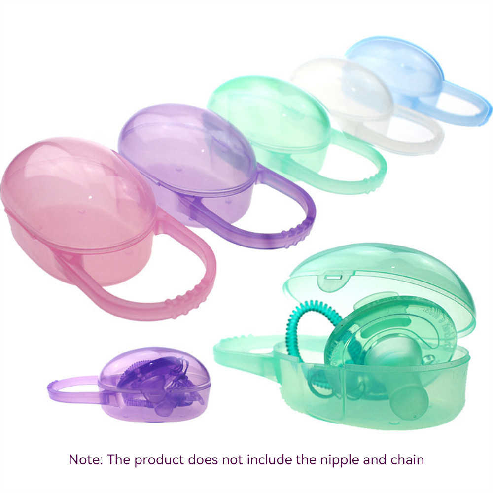 3 Peças Pacifier + box + clipe de chupeta Com Alça Higiene e Bebê Case ...