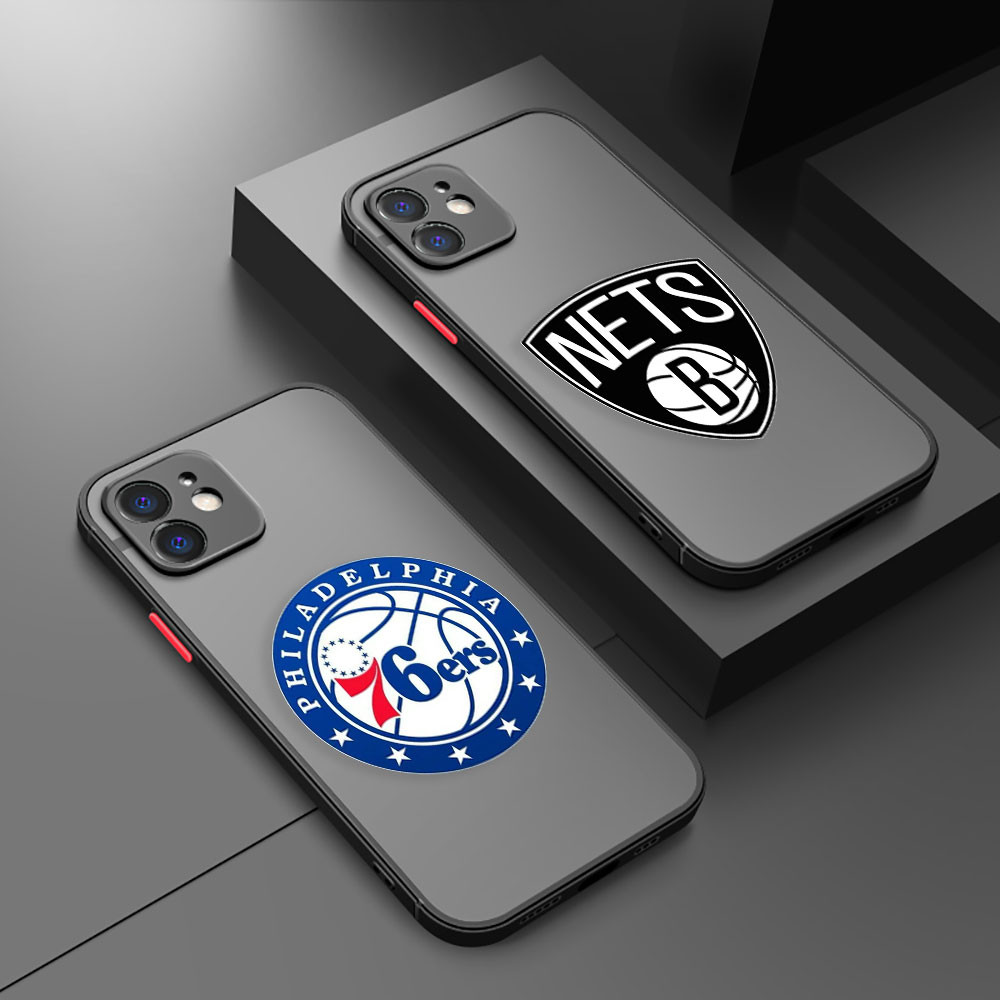 Capa De Telefone Móvel NBA Basquete Philadelphia Redes CAF1 Para Apple iPhone 8 7 11 16 13 12 15 ...