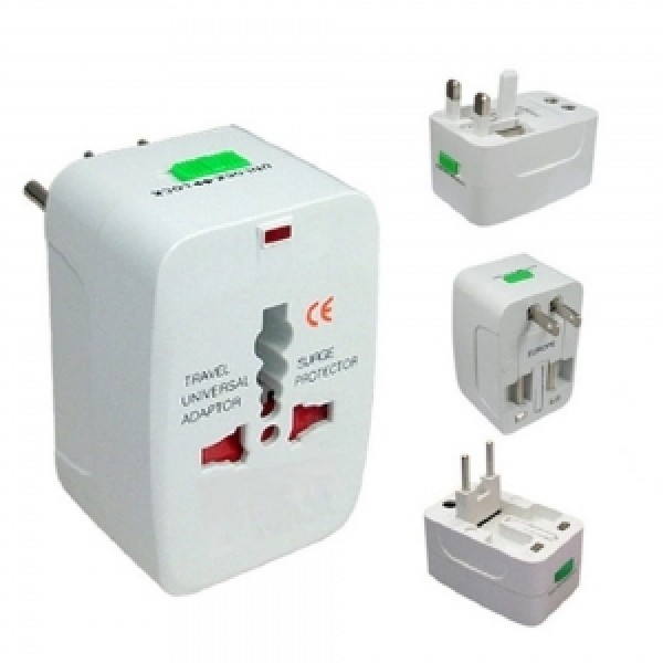 Adaptador Tomada Universal Internacional Uk Eua Europa Asia All-In-One ...