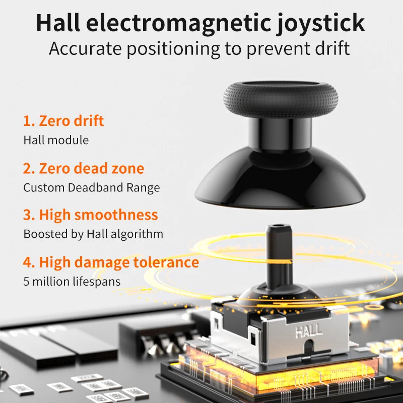 Aolion Wireless Bluetooth Vibrating Game Controller HD Vibration NFC ...