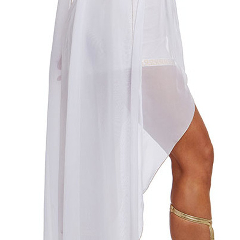 Deusa Grega Preto Branco Vestido Para Mulher Adulto Tradicional Sexy Grécia Roma Halloween ...