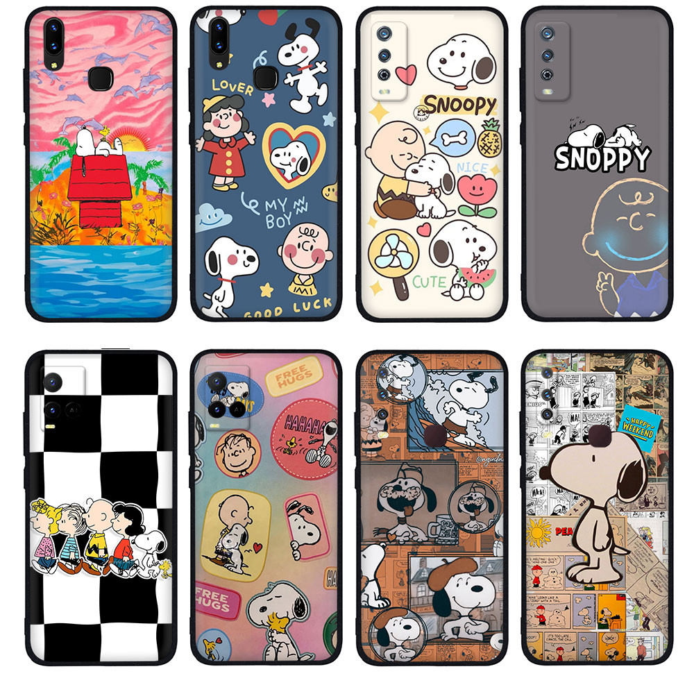 Capa De Telefone Macia Samsung Galaxy A16 A06 A55 A35 M35 M55 M55S M15 5M51 Snoopy Cartoon ...
