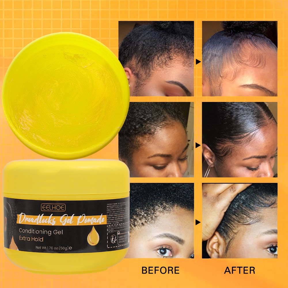 Gel De Trança De Cabelo Forte Fixação Torção Cornrow Pomada-Anti-Frizz ...