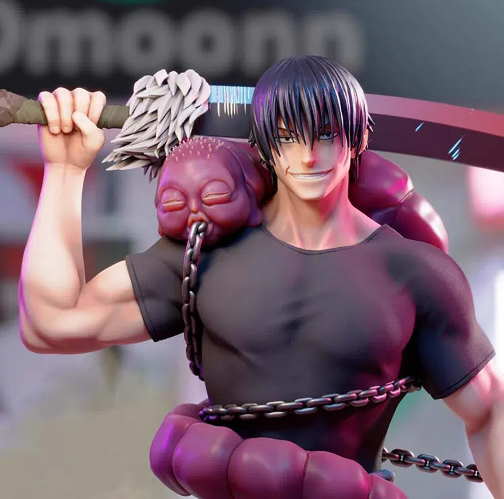 JJK Toji Fushiguro 22cm Collectible Anime Figure Model Strongest ...