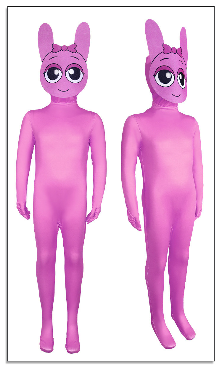 Cosplay Sprunki Adulto Crianças Traje Fantasia De Halloween Máscara ...