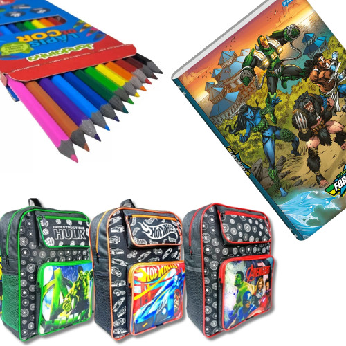kit Escolar Super Herois | Shopee Brasil