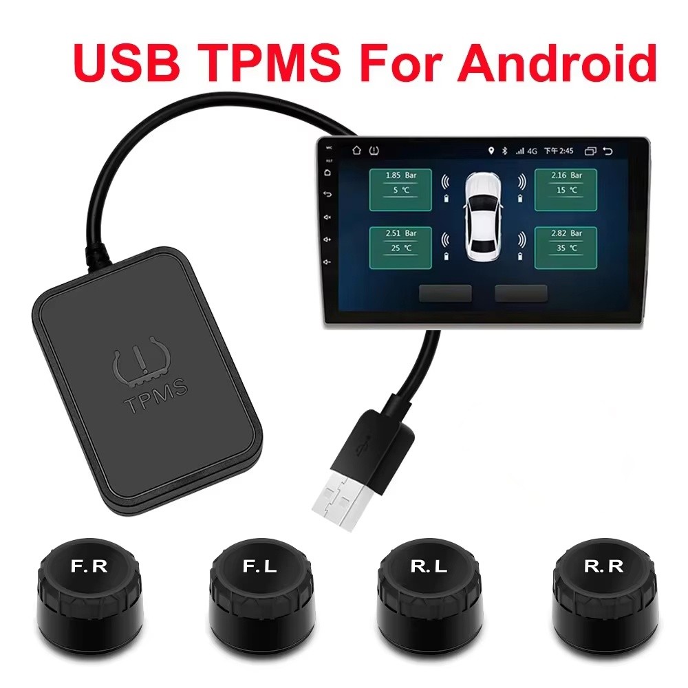 Sensor Externo De Pneu Sobressalente Android TPMS , Sistema De Monitoramento De Pressão Dos ...