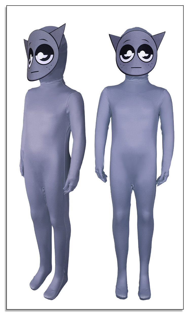 Cosplay Sprunki Adulto Crianças Traje Fantasia De Halloween Máscara ...