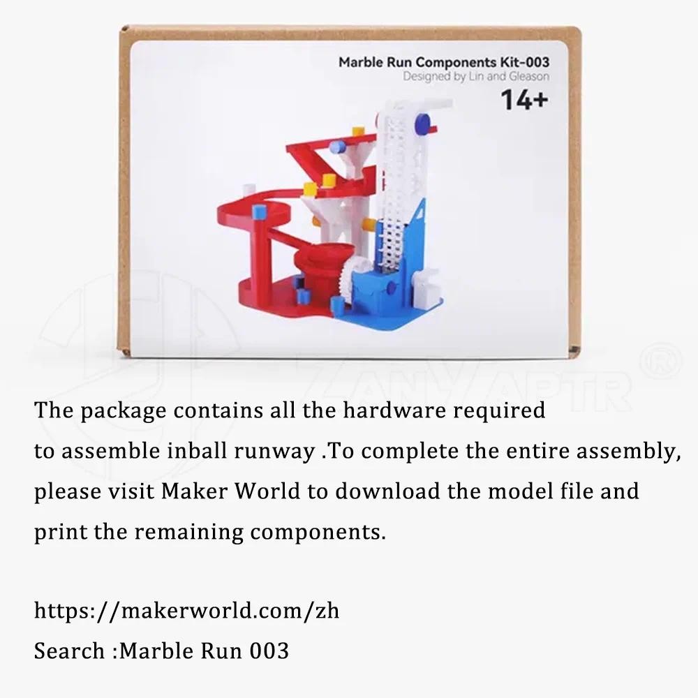 bambu lab DIY Componente Criativo MH003 Pinball track Marble Run ...