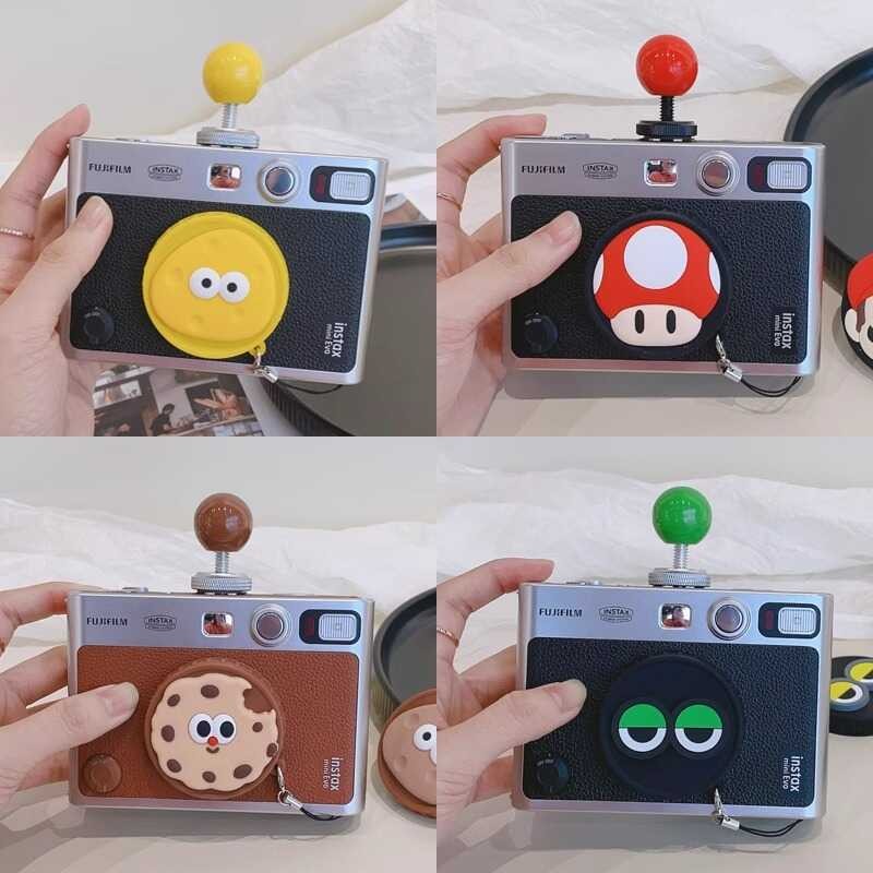 Adequado para Fuji Polaroid evo lente capa de Silicone câmera bonito ...
