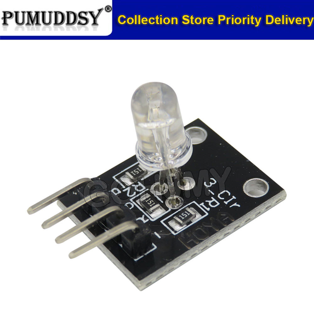 Módulo RGB De 4 Pinos Eletrônico Inteligente KY-016 Três Cores 3 Sensor ...