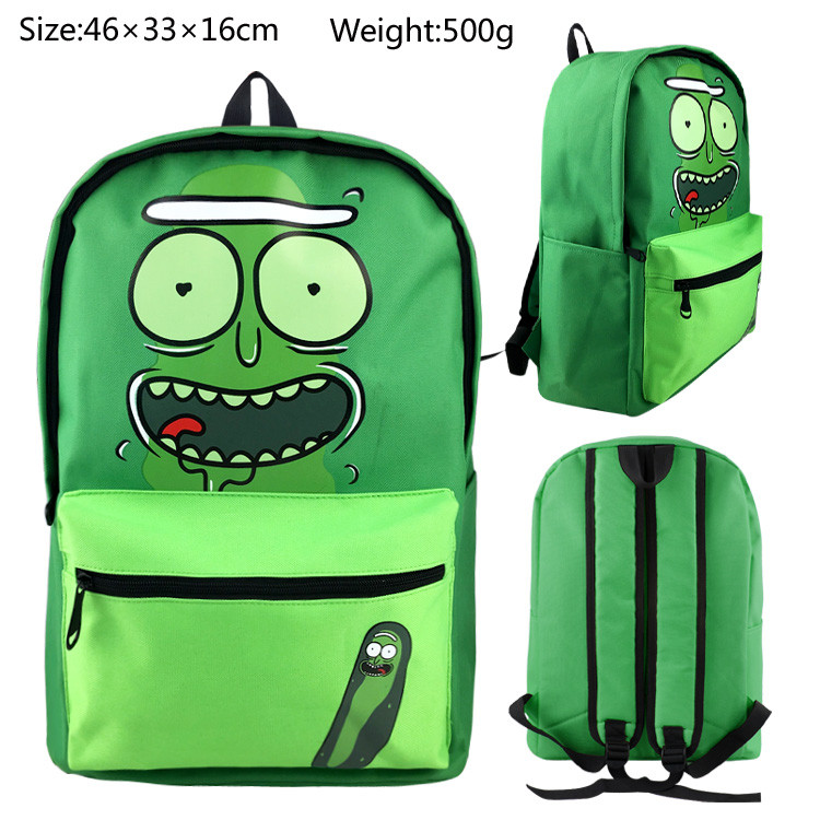 Mochila Anime Rick Morty Bolsa De Viagem Escolar | Shopee Brasil
