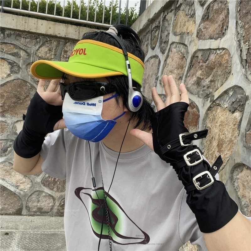 Fones De Ouvido Retrô Y2k-Fone Com Fio-Acessórios De Personalidade MP3 ...