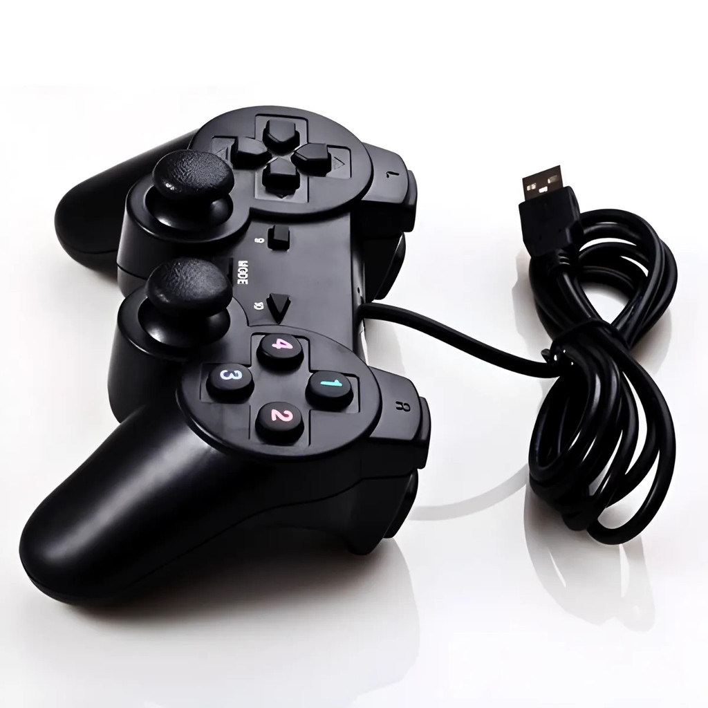 Controle USB para PC Computador Notebook Joystick Dualshock video game ...