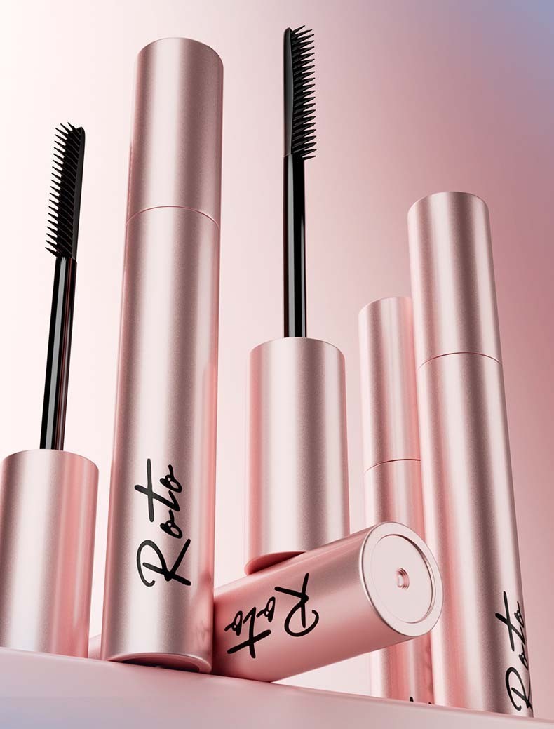 ROTO Black Mascara Alongamento Curling À Prova D'água E Não Fácil De ...