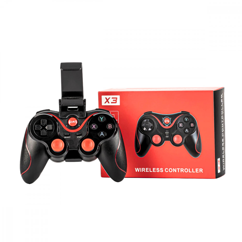 Controle Gamer Sem Fio com Suporte Celular Joystick Manete Bluetooth 2 ...