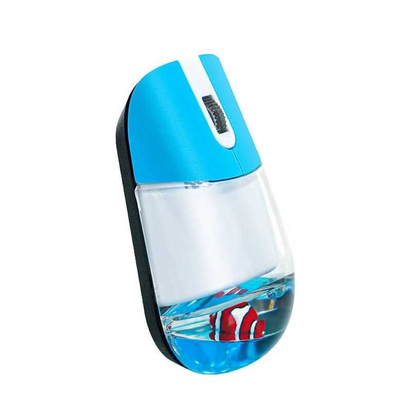 Frutiger Aero Aqua Mouse Líquido Bonito Flutuante Aquário Animal Mause ...