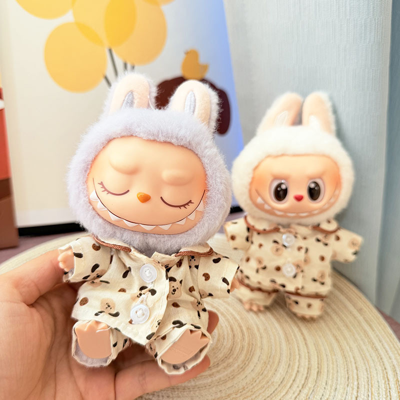 [Somente Roupas] Para 17 cm Labubu v1/v2/v3 Conjunto De Pijama De ...
