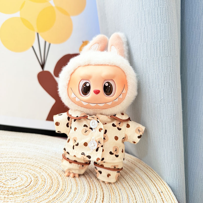 HW1 [Somente Roupas] Para 17 cm Labubu v1/v2/v3 Conjunto De Pijama ...