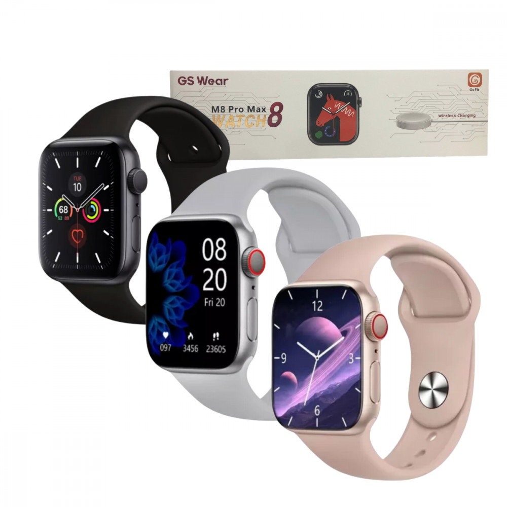 Smartwatch M8 PRO MAX 45mm: Estilo e Funcionalidade no Seu Pulso com ...
