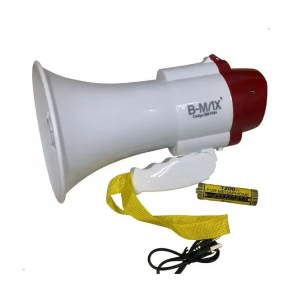 Megafone Profissional com Sirene - Eficácia Garantida! | Shopee Brasil