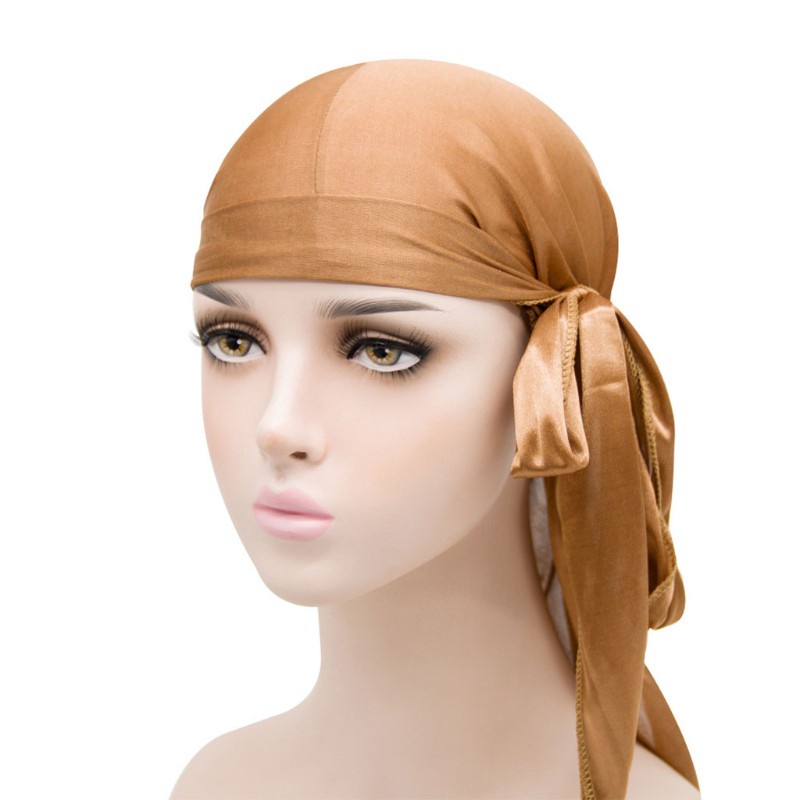 Bandana Dureg Durag Waves Dread Hip Hop Rap Trap DOURADO ESC | Shopee ...
