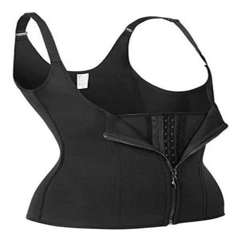 Cinta Modeladora Dupla Compressão Redutor Ziper G | Shopee Brasil