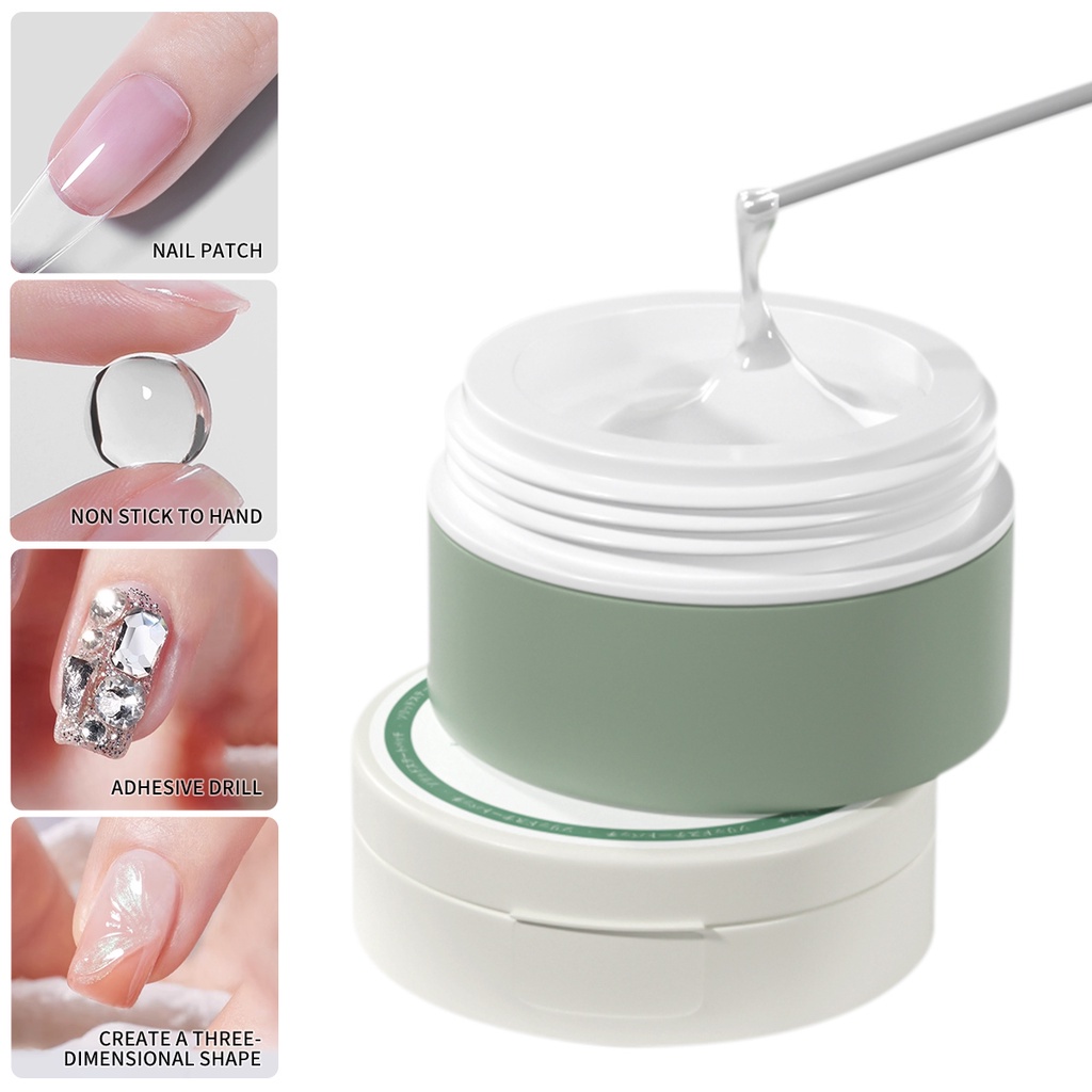Gel De Cola Sólida Super Forte Para Unhas , Adesiva Escultura 3D ...
