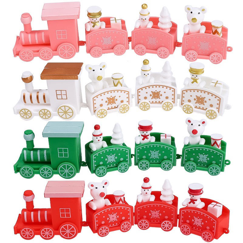 Mini Simulation Railway Tracks Set Game / Plastic Christmas Electric ...