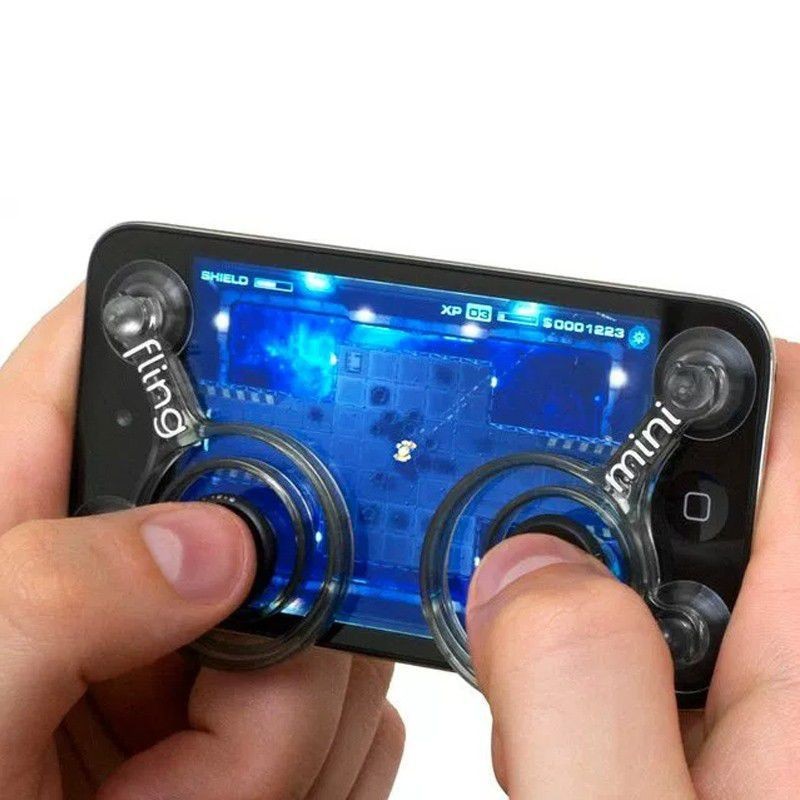 Mini Fling Analógico Portátil Joystick Controle Smartphone Dupla ...