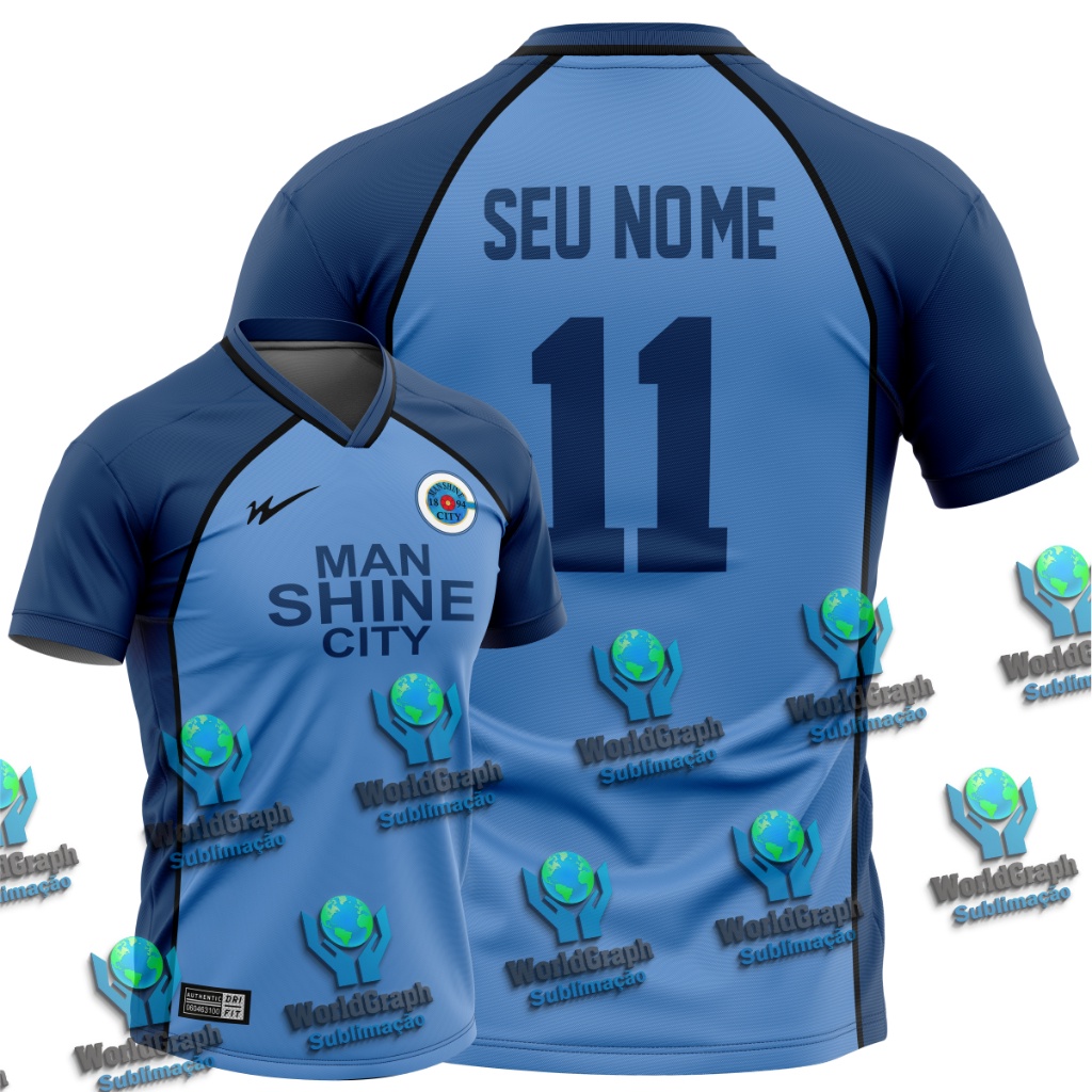 Camiseta Cosplay Uniforme BLUE LOCK Manshine City | Shopee Brasil