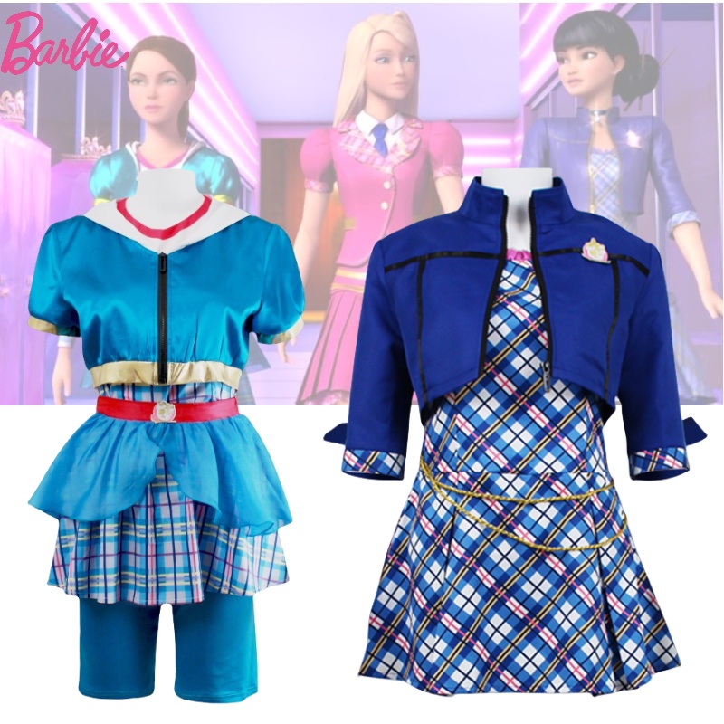 Barbie Princesa Academia De Encanto Cosplay Traje Sofia Outfit Campus Hailey | Shopee Brasil