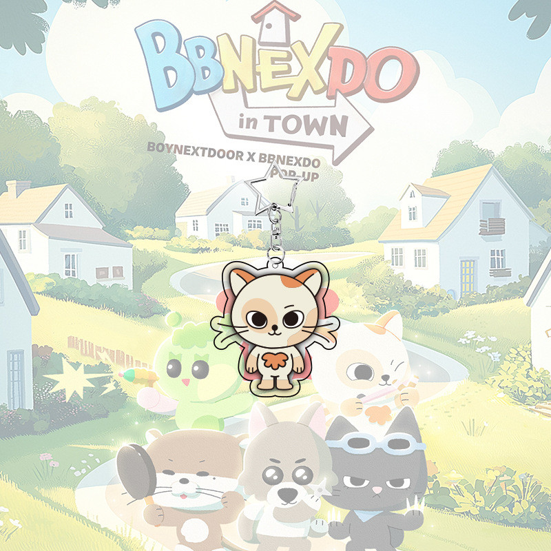 Kpop Idol BOYNEXTDOOR BBNEXDO Chaveiro Bonito Estilo Dos Desenhos ...
